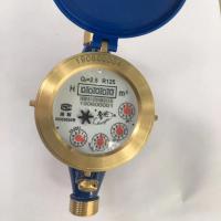 China Brass Body Dry Type Multi-Jet Water Meter DN15-50 with R80-R160 Flow Rates and OEM Support for sale