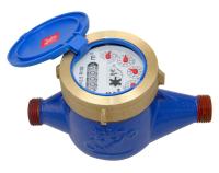 China DN 15-50 Multi-Jet Dry Dial Water Meter Class B/C for Cold & Hot Water, 1MPa Pressure, 3.125 m³/h Flow for sale