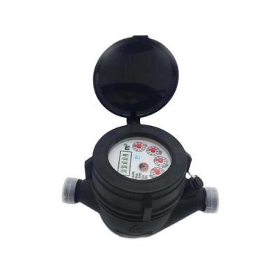 China 1/2 Inch-1'' CLASS B Multi Jet Dry Type Plastic Water Meter with 1MPa Pressure and 30℃ Temperature Rating for sale
