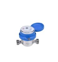 China DN15mm Single-Jet Dry Type Water Meter with ISO 4064 Standard, 1.5 m³/h Flow Rate, Brass Body Construction for sale