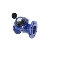 China LXL-80E-400E Cast Iron Irrigation Water Meter 1MPa Pressure 80-400mm Flange Connection for sale