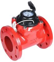 China Customizable Large Caliber Horizontal Hot Water Flow Meters 80-200mm with Woltman Flange Connection for 90°C Applications for sale