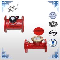 China Customizable Large Caliber Horizontal Hot Water Flow Meters 80-200mm with Woltman Flange Connection for 90°C Applications for sale
