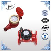 China Customizable Large Caliber Horizontal Hot Water Flow Meters 80-200mm with Woltman Flange Connection for 90°C Applications for sale