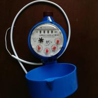 China RS485 Modbus Water Meter DN15-32 Cast Iron Brass Body with 1MPa Pressure Rating and IP68 Protection for sale