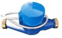 China RS485 Modbus Water Meter DN15-32 Cast Iron Brass Body with 1MPa Pressure Rating and IP68 Protection for sale