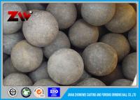China Unbreakable High impact value forged steel grinding ball for ball mill  60Mn HRC 58-63 for sale