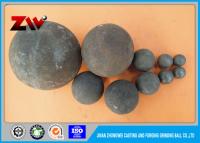 China Hot rolling forged & Casting grinding media steel balls for gold mines for sale