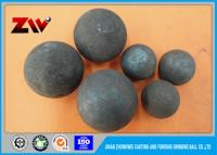 China Cement Plant use HRC 60-68 Ball Mill Balls , forged grinding media balls for sale