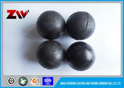 China Industrial cast grinding media balls , High Strength forged grinding steel ball for sale