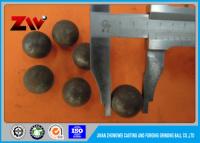 China Unbreakable high impact value High carbon forged grinding balls , Alloy steel material 60Mn B2 B3 for sale