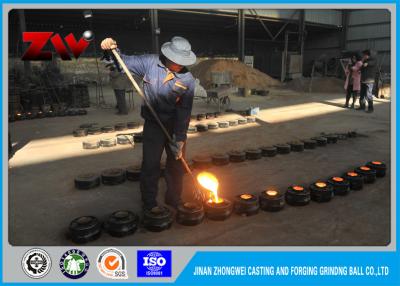 China Low chrome iron cast grinding balls for Ball Mill / cement plant HRC 58-64 for sale