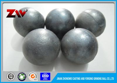 China Casting Steel Grinding Balls For Ball Mill / Gold and Copper Mine HRC 45-48 for sale