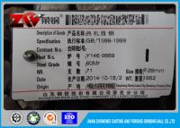 China High Precision round 60mn steel grinding rods HRC 60-68 , ISO9001 for sale