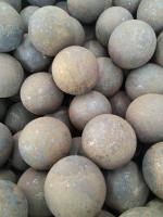 China High Hardness Grinding Media Balls , Cement Plant Forged Grinding Steel Balls for sale