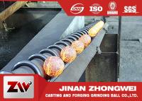 China Hot rolling B2 matrial  SAG mill grinding balls for Cement Plant for sale