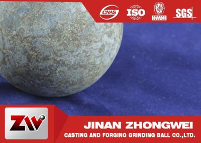China Grinding Media Forged Steel Ball For Ball Mill Machinery , HRC 58-64 Breakage ≤1% for sale