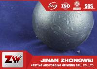 China Grinding Media Forged Steel Ball For Ball Mill Machinery , HRC 58-64 Breakage ≤1% for sale