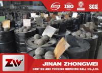 China Good wear resistance Mineral Processing Forged Grinding Ball Dia 25-125mm for sale