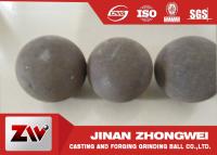 China Grinding media steel ball with HRC  60-65 , abrasion resistance forged steel ball for sale