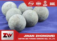 China High Carbon Rail Steel Material 125mm Forged Grinding Media Steel Balls For Ball Mill for sale