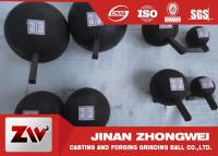 China 55-65HRC Hardness forged steel grinding ball , ball milling media for sale