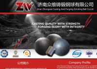 China Forged and high cr cast grinding ball for ball mill used in mining for sale