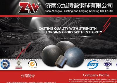 China Carbon steel forged grinding ball for cement and mining ball mill 58-64 HRC for sale