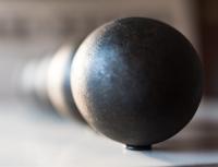 China Grinding media hot rolling steel balls B2 , B3 , Bu material for ball mill for sale