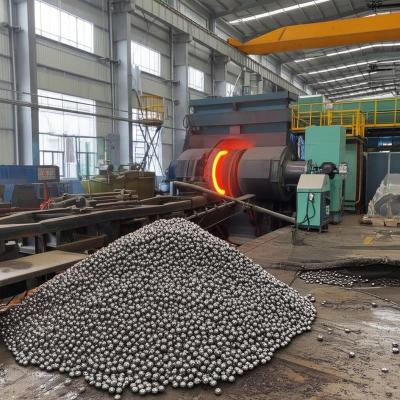 China Forging And Rolling Steel Balls Production Line By Electric Furance Raw Material for sale