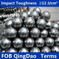 China Impact Toughness ≥12 J/cm2 Grinding Steel Balls for Cement Plants FOB QingDao Terms for sale
