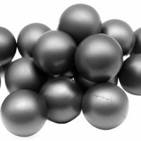 China High Impact Toughness ≥12 J/cm2 Grinding Steel Balls with Black Surface Raw Material Heating By Electric Furance for sale