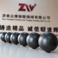 China 1500C HRC48 Cast Steel Balls Made Of Chemical Components for sale