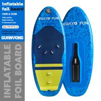 China Inflatable Hydrofoil Surfboard PVC Carbon Fiber 110L 140L Wing Foil Board for sale