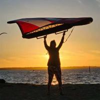 China 5m2 Wing Foiling 5M Wing Foil Board Inflatable Surfing With Windows for sale
