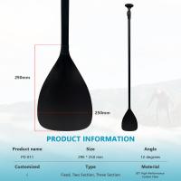 China 2 3 Sections Carbon Paddle Downwind SUP Stand Up Paddle Carbon Ultra Light for sale