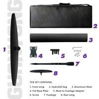 China ART 1201 Carbon Fiber Hydrofoil Set 1291sqcm Wingfoil Pump Foil Board for Surfing Paddleboarding for sale