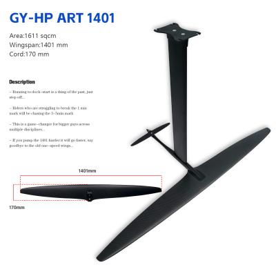 China Carbon Fiber Surf Foil ART 1401 High Performance Wingfoil Hydrofoil Board 90cm Mast for sale