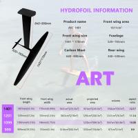China 1611 sqcm Carbon Surf Hydrofoil 1201mm Beginner Efoil Wingfoil Wave Pumping for sale