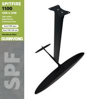 China Carbon Fiber Hydrofoil Wing 1100mm Compatible with Advanced Mast Systems for Fast Swaps for sale