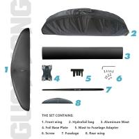 China F11 Beginner Hydrofoil 2100 Sqcm Aluminum Mast Kite Wing Surf Board for Ocean Gliding for sale