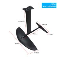 China Unisex F200 1850cm 3K Carbon Fiber Hydrofoil Surfboard Beginner Easy Control Steering for sale