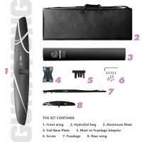 China GY1310 Carbon Fiber Hydrofoil 2100sqcm Beginner Friendly Eco Surfing Kit for sale