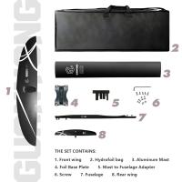 China Ultralight Carbon Hydrofoil Front Wing 106x20cm GY1060 Compatible with GY Foil Systems for sale