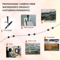 China Carbon Fiber Hydrofoil Front Wing GY1050 Ultralight 1050cm² for Windsurf Kite Surf for sale