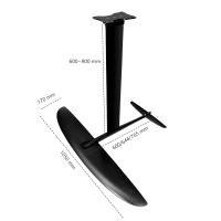 China Carbon Fiber Hydrofoil Front Wing GY1050 Ultralight 1050cm² for Windsurf Kite Surf for sale