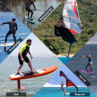 China GY910 Hydrofoil Aluminum Carbon Mast 1218 sqcm Airfoil Wingfoil Kite Pumping Surfboard for sale
