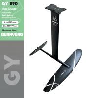 China Unisex GY890 Carbon Fiber Hydrofoil 1232sqcm Downwind Foil for Kitesurfing Wingfoil for sale
