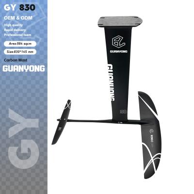 China Lightweight Carbon Front Wing GY830 984sqcm for Advanced Hydrofoil Surfers Speed Control for sale