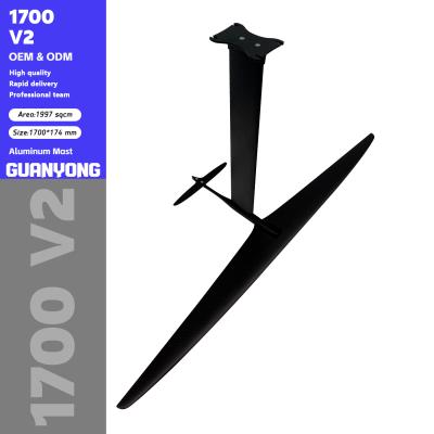 China 2025 Carbon Fiber Front Wing 1700 V2 1997sqcm Beginner Hydrofoil for Wingfoil Pumping for sale